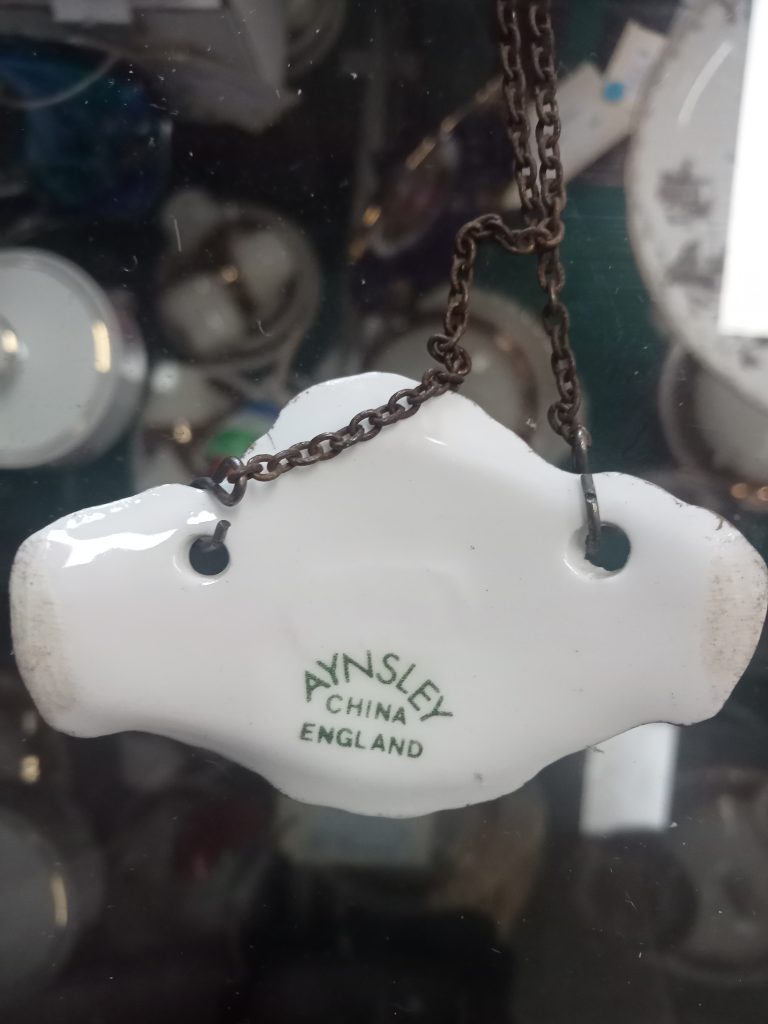 Aynsley Porcelain Decanter Labels - Revive Antiques and Decor
